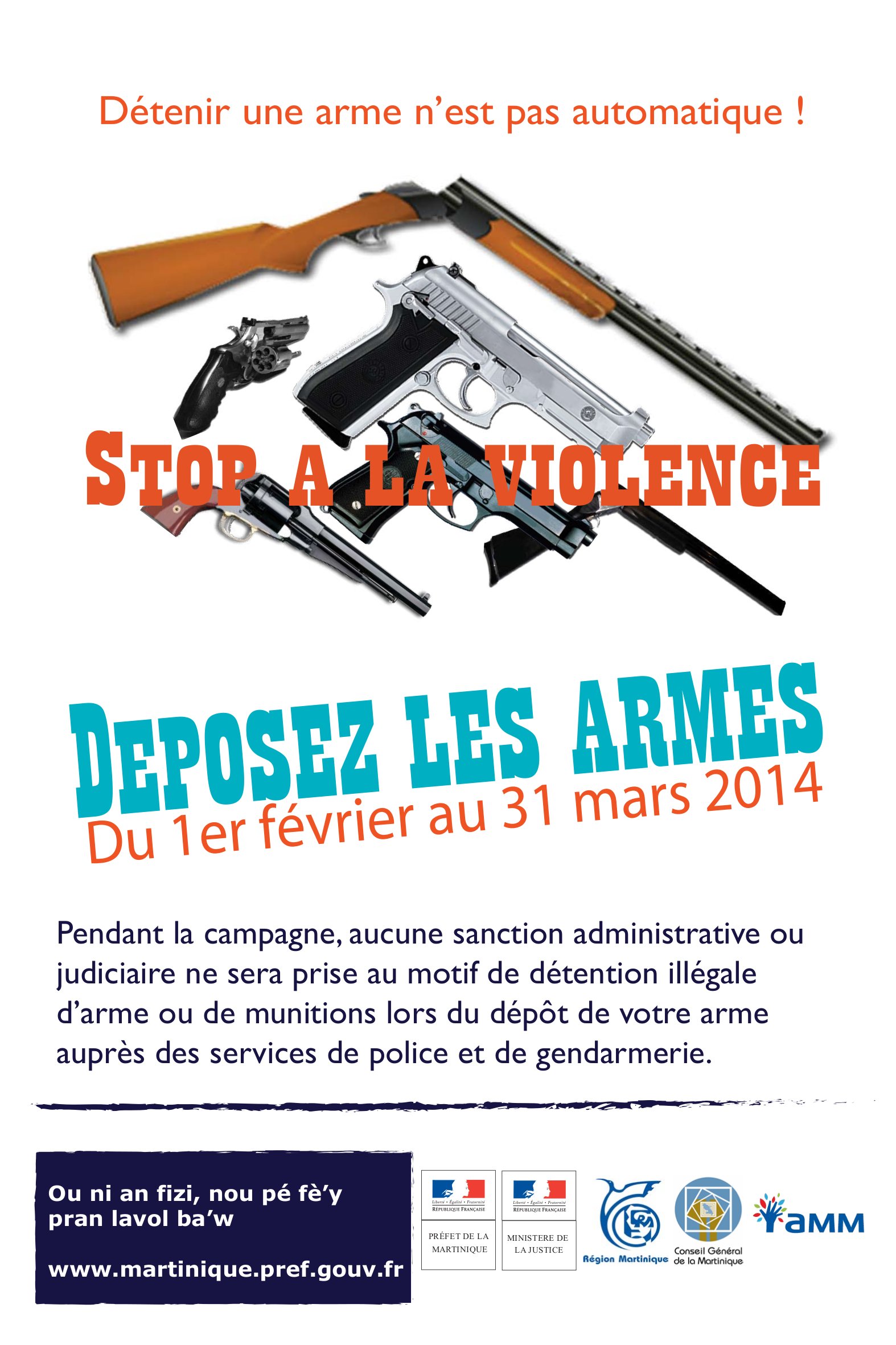 Affiche déposez les armes 2014 / Illustrations / Images / MI ...